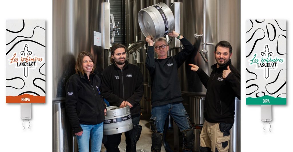 La Brasserie Lancelot lance Les Éphémères | Malts & Houblons