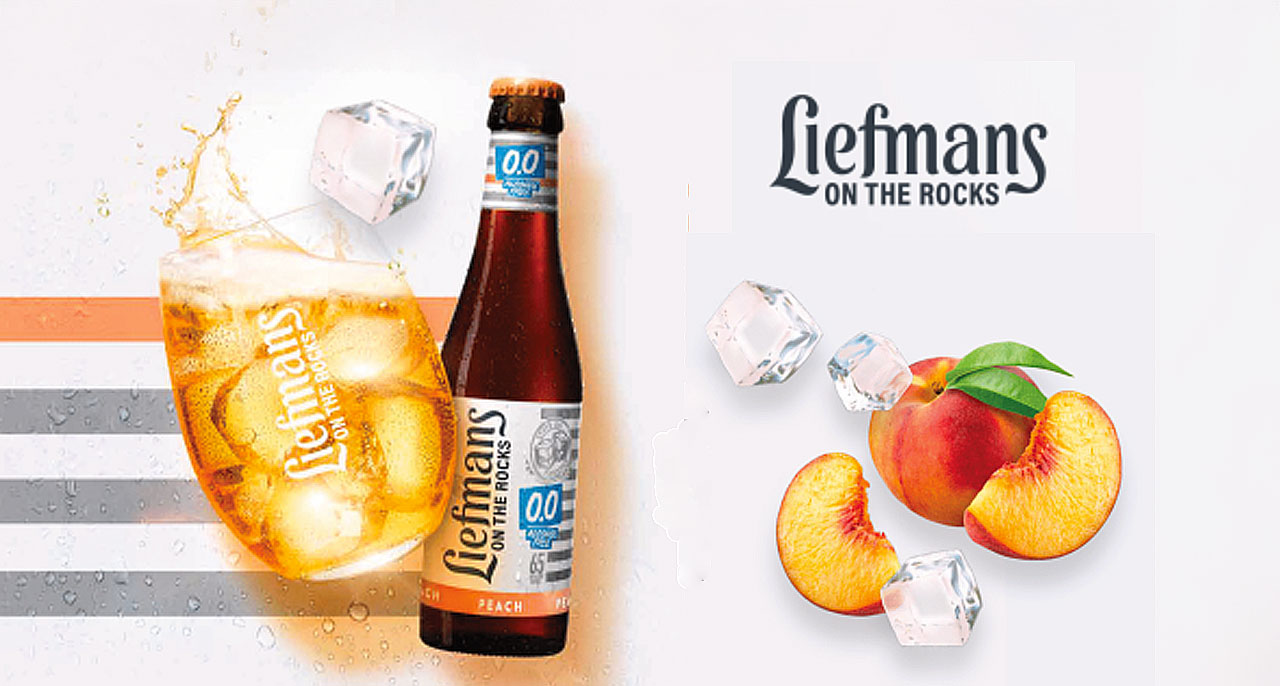 Liefmans lance la On The Rocks Peach 0.0 | Malts & Houblons